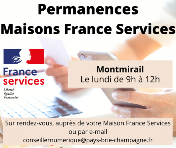 Permanences France Services | Montmirail Permanences France Services | Montmirail