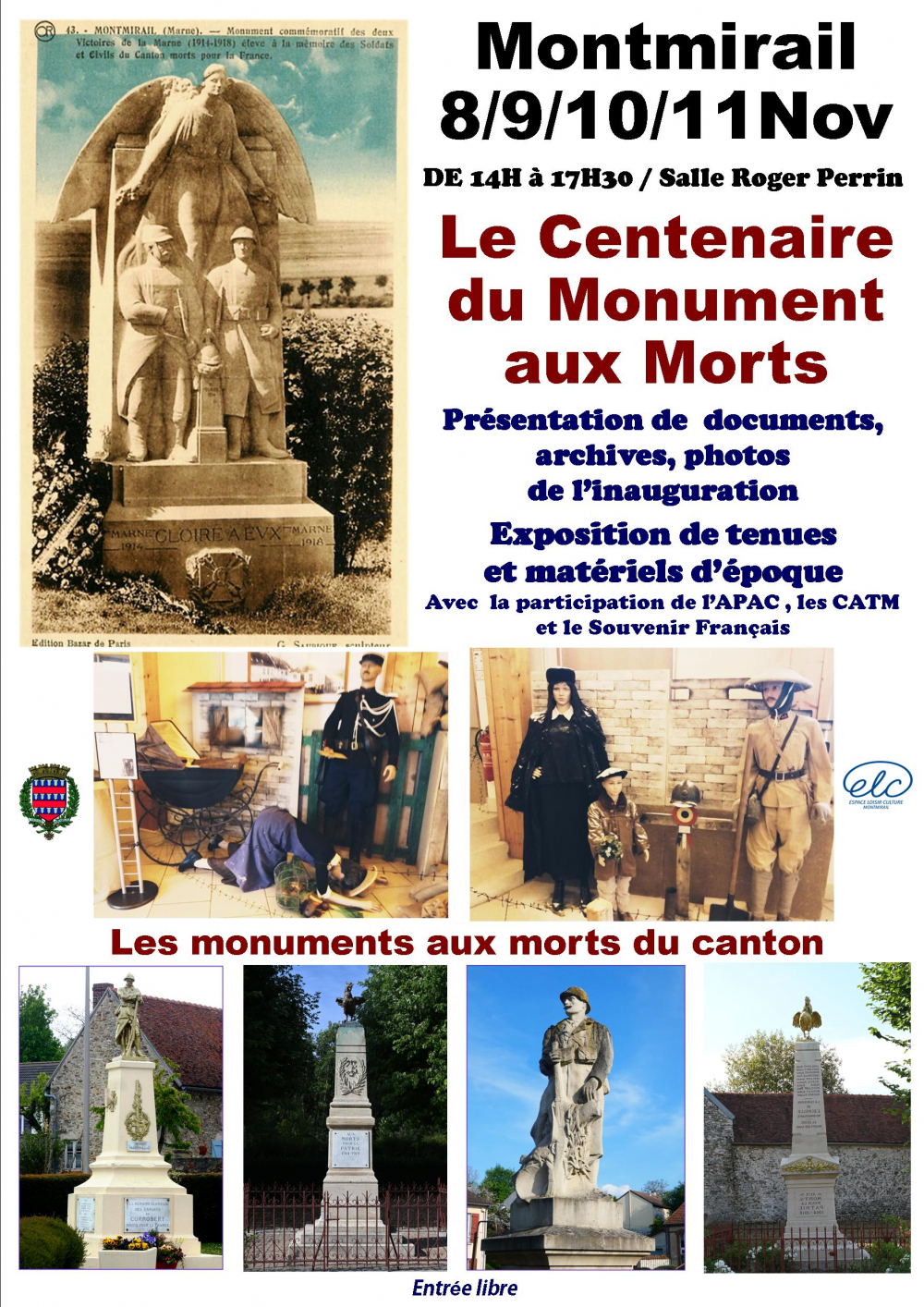 Exposition "Le Centenaire du Monument aux Morts" | Montmirail